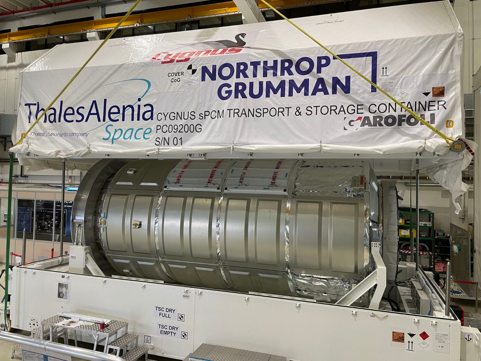 Spazio: danneggiato il modulo cargo italiano Cygnus NG-22 per la ...